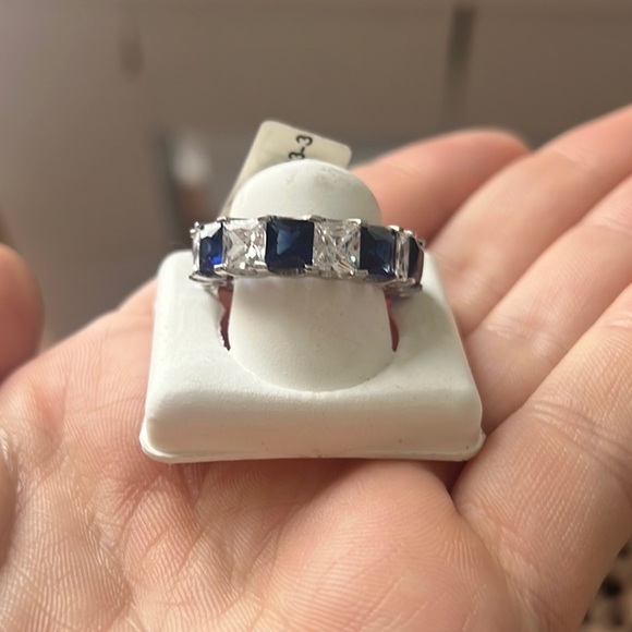 JTV | Jewelry | Jtv Charles Winston Collection Elegant Silver And Blue ...